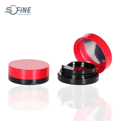 15g BB air cushion foundation case red makeup empty cosmetic compact ...